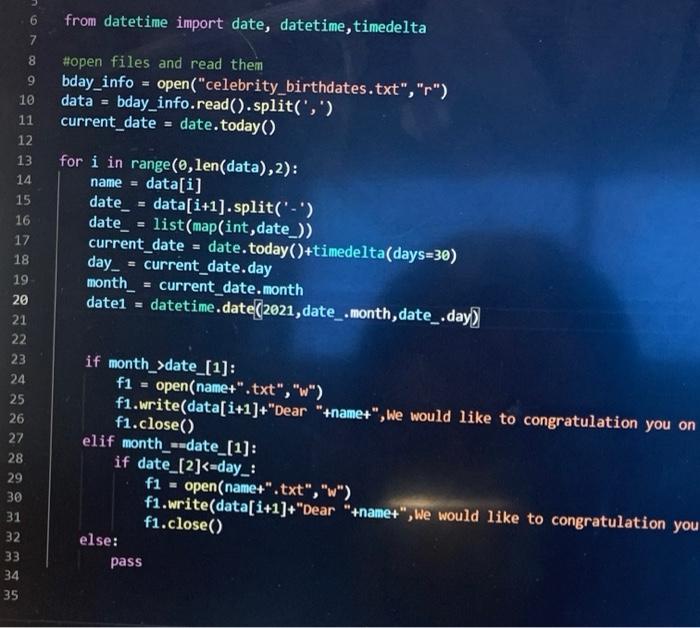 Solved Problem 1 Overview - Create a program that reads in | Chegg.com
