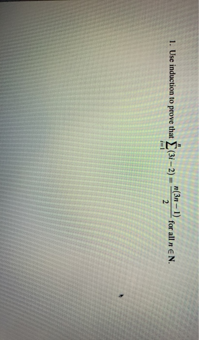 Solved 1. Use induction to prove that won to prove that § | Chegg.com Solved 1. Use induction to prove that won to prove that § | Chegg.com