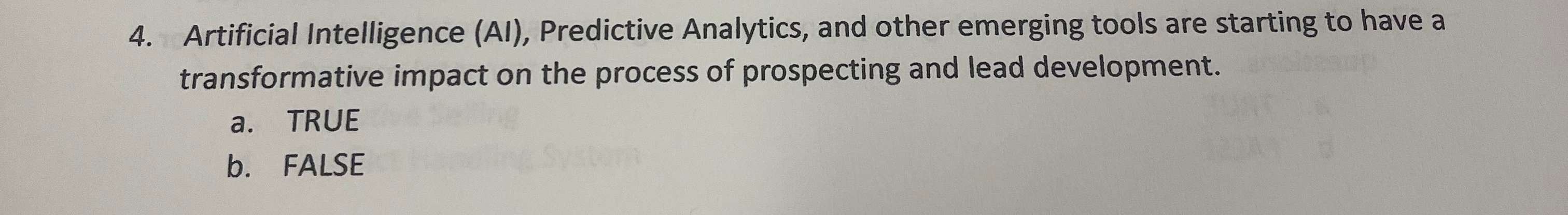 Solved Artificial Intelligence (AI), ﻿Predictive Analytics, | Chegg.com
