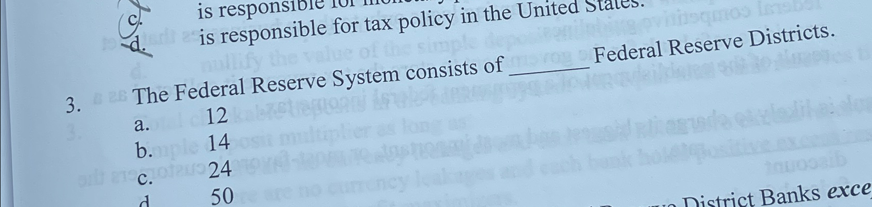 Solved The Federal Reserve System consists of q, ﻿Federal | Chegg.com