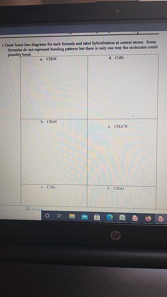 Solved 1.Draw bond-line diagrams for each formula and label | Chegg.com