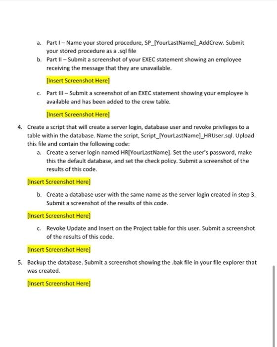 Solved E-R Diagram of Database Requirements and Submission | Chegg.com