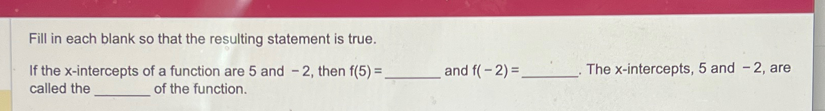 Solved Fill in each blank so that the resulting statement is | Chegg.com