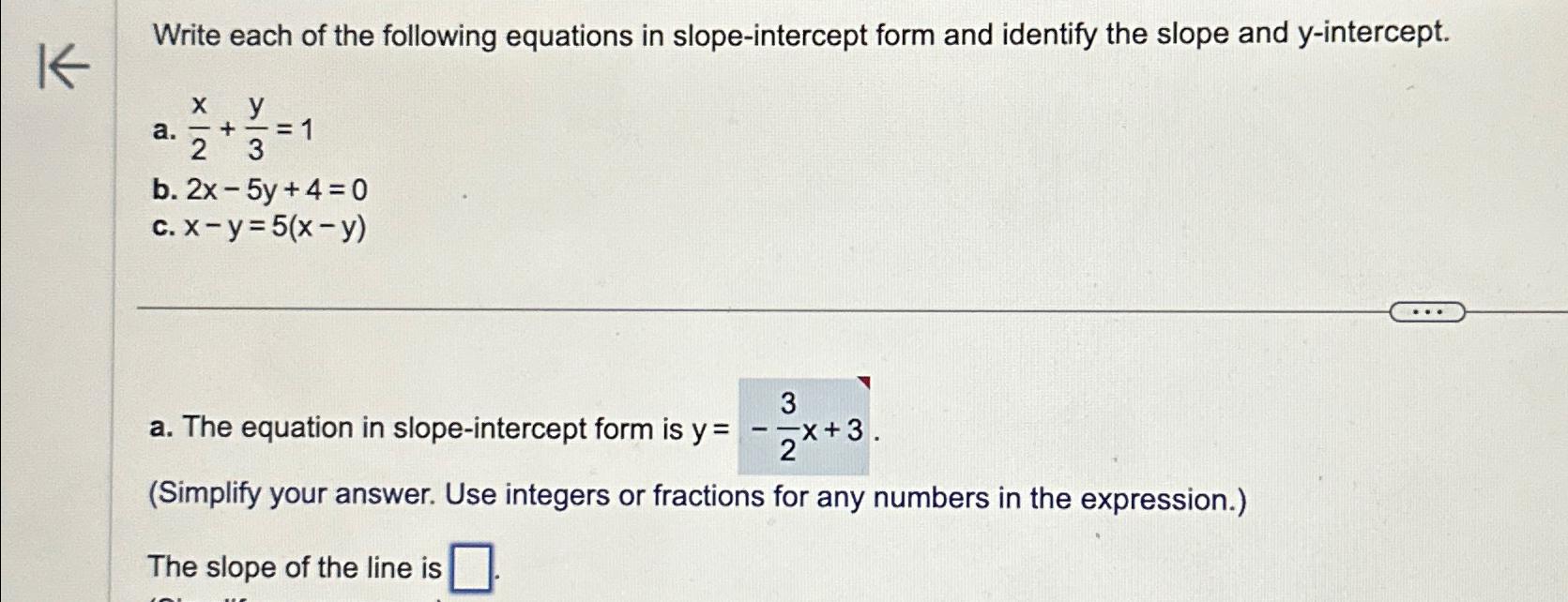 Solved Write each of the following equations in | Chegg.com