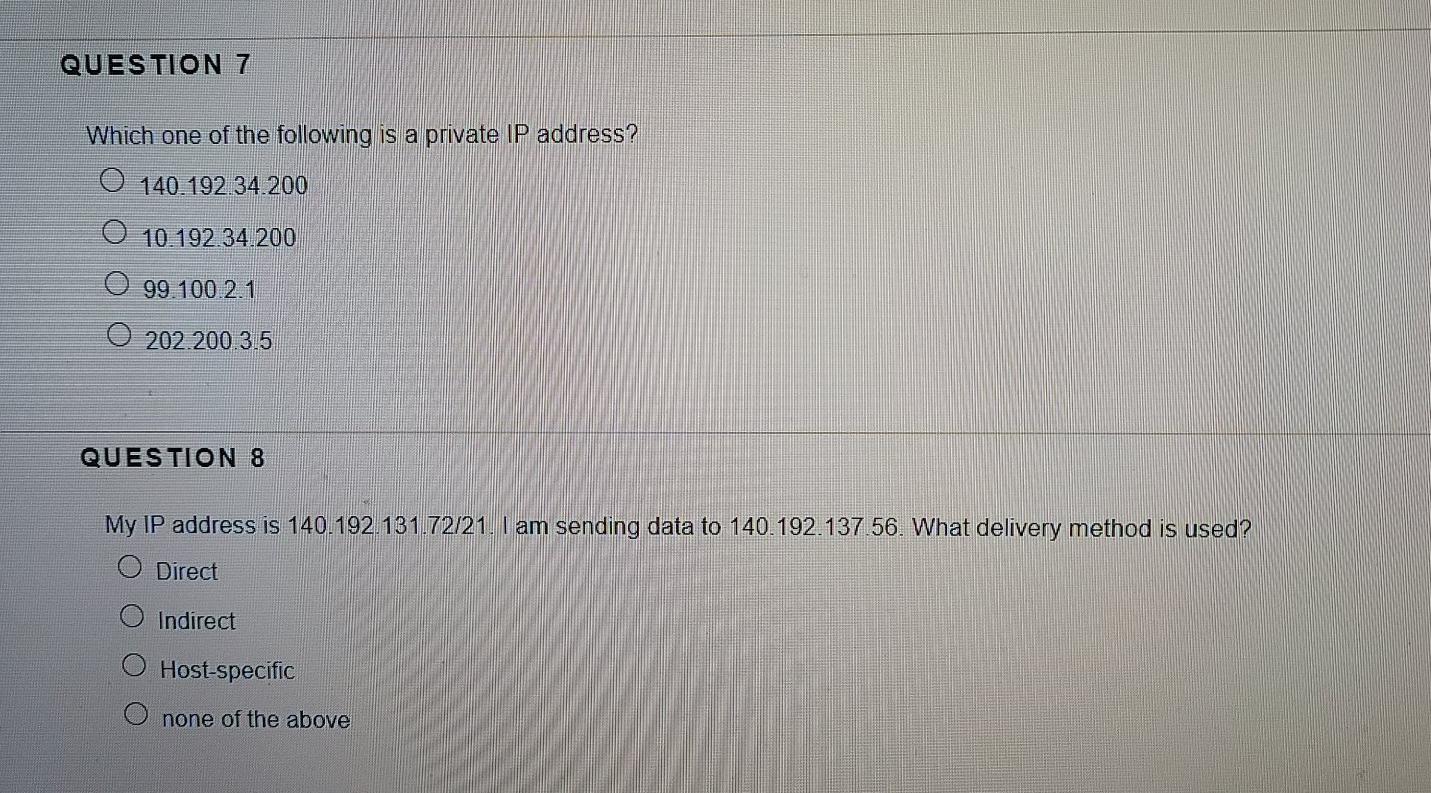 Solved QUESTION 5 What is the maximum number of subnets | Chegg.com