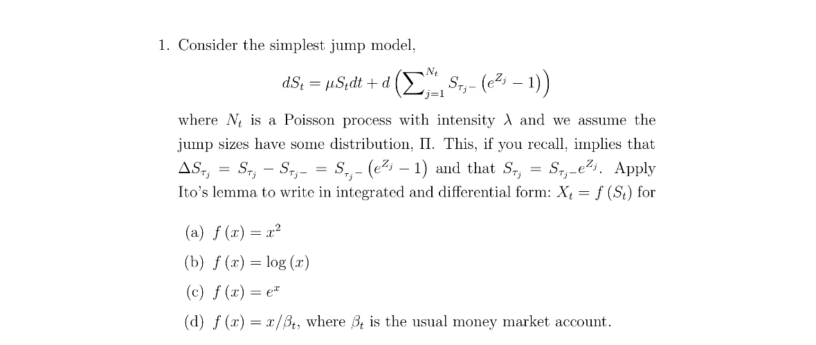Solved Consider the simplest jump | Chegg.com