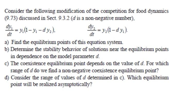 Solved Consider the following modification of the | Chegg.com