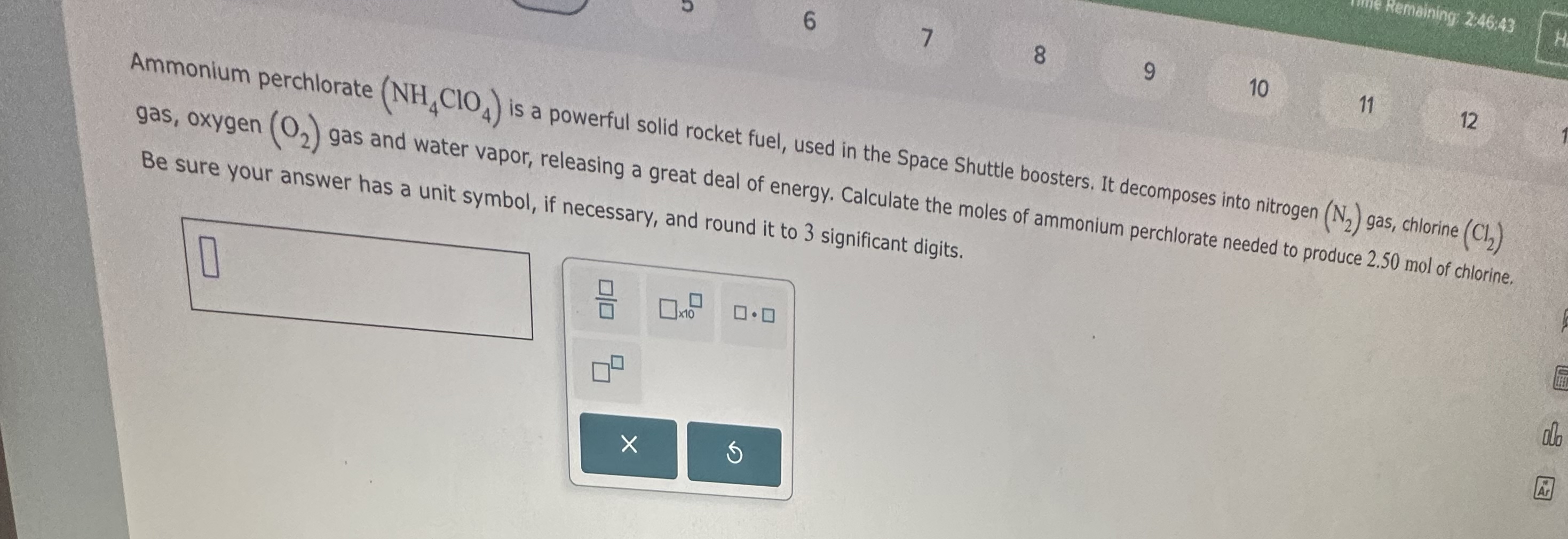 High Quality SOLUTION Ammonium perchlorate (NH4ClO4) ﻿is a powerful ...