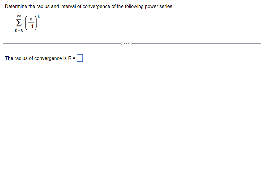 Solved Determine the radius and interval of convergence of | Chegg.com
