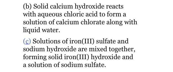 Solved 12. Change these word equations into formula | Chegg.com