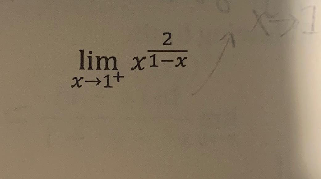 Solved limx→1+x21-x | Chegg.com