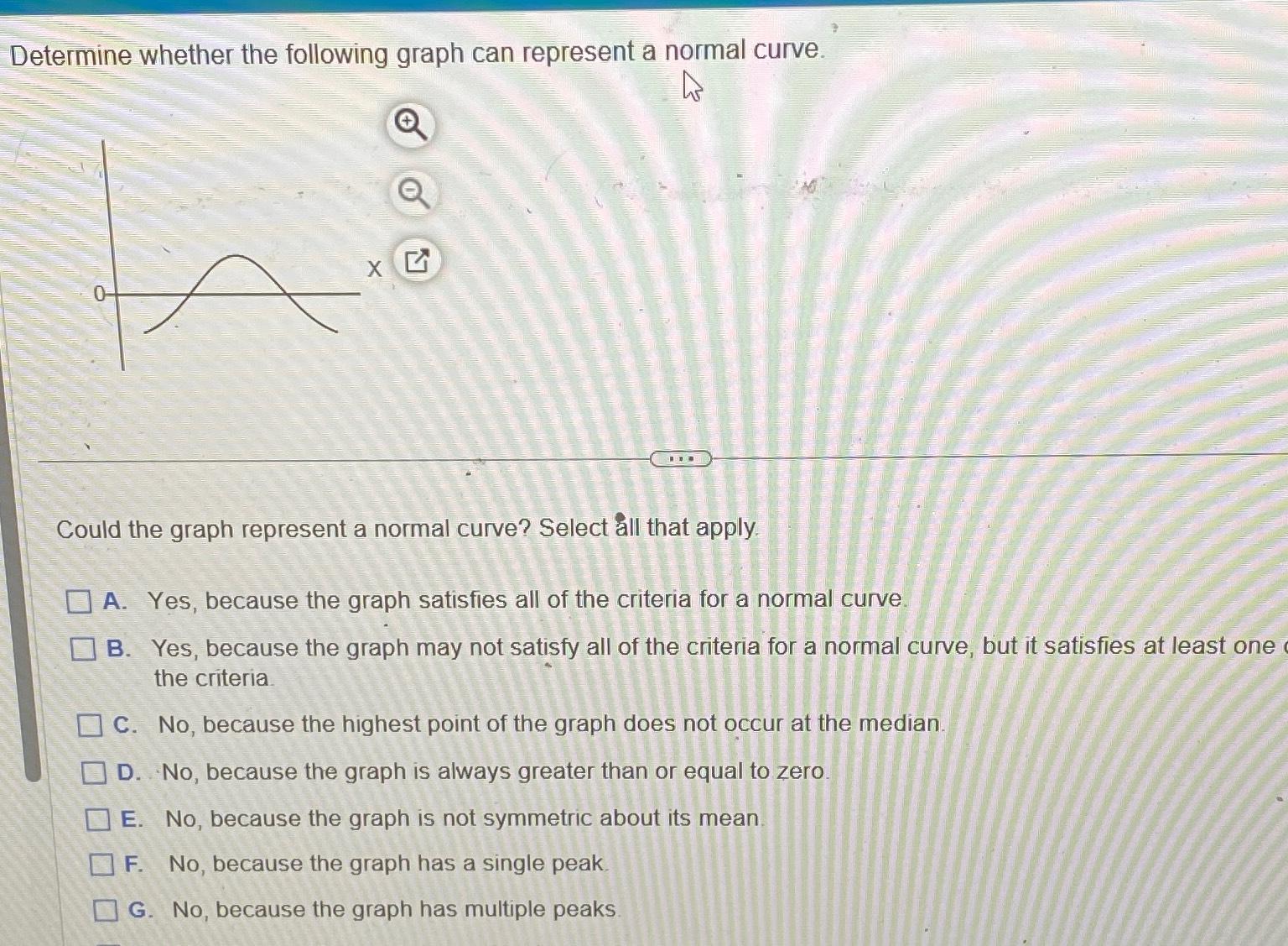 Solved Determine whether the following graph can represent a | Chegg.com