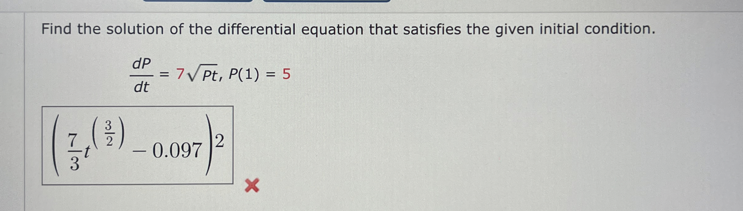 Solved Find the solution of the differential equation that | Chegg.com