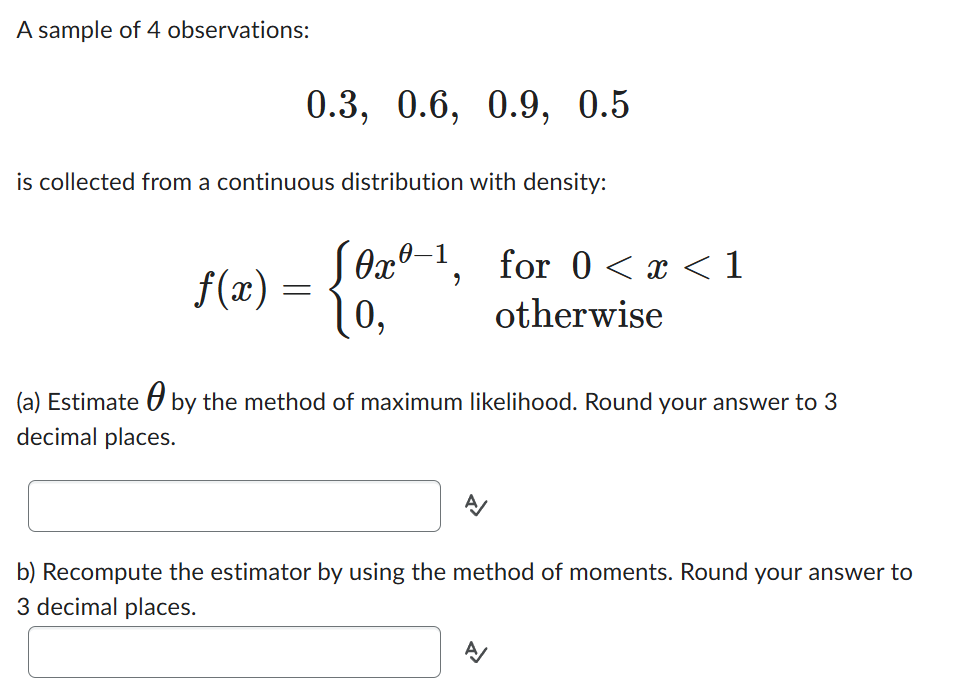 Solved Ask an ﻿expertA sample of 4 | Chegg.com