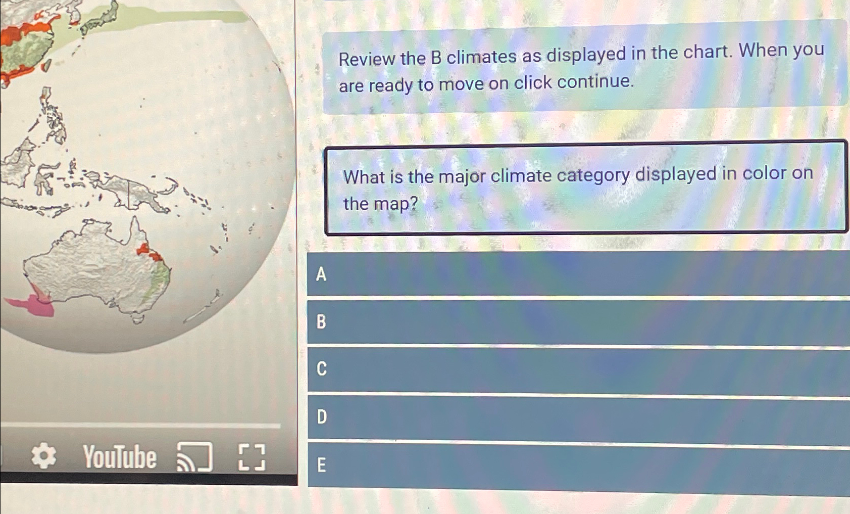 Solved Review the B climates as displayed in the chart. When | Chegg.com