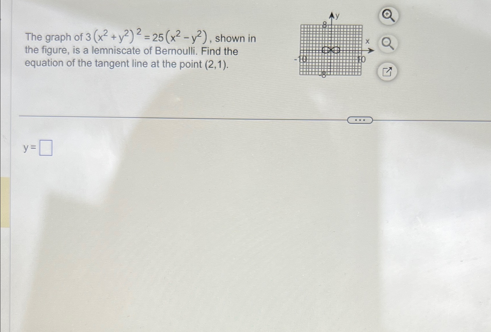 Solved The graph of 3(x2+y2)2=25(x2-y2), ﻿shown in the | Chegg.com