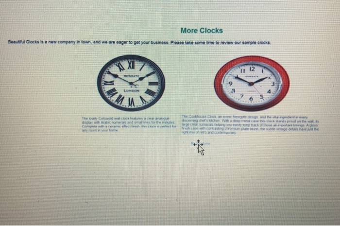 Solved 1. Recreate the webpage's below using HTML code and | Chegg.com