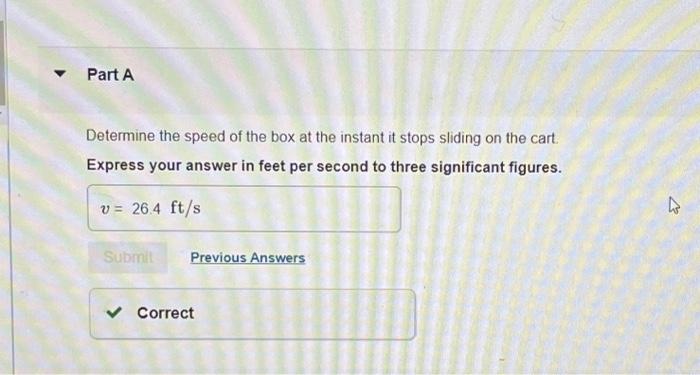 Solved A 30-lb box slides from rest down the smooth ramp | Chegg.com