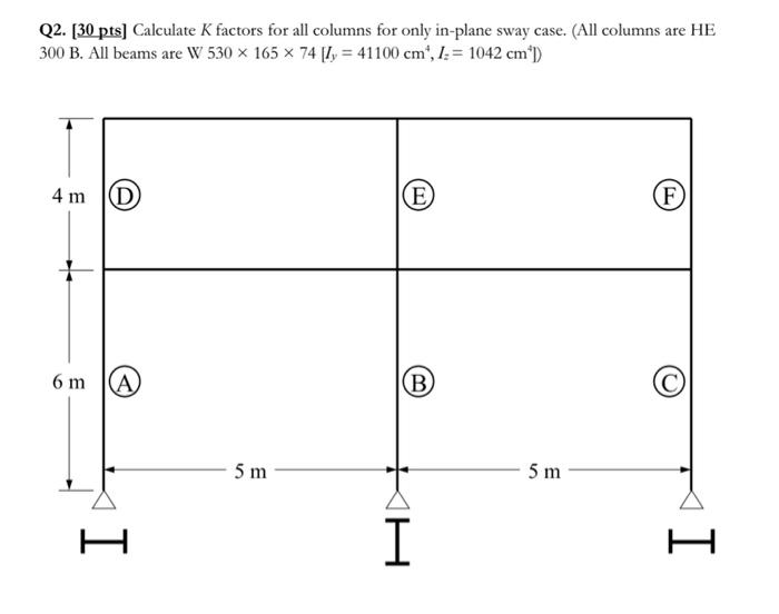 Solved Q2. [30 pts] Calculate K factors for all columns for | Chegg.com