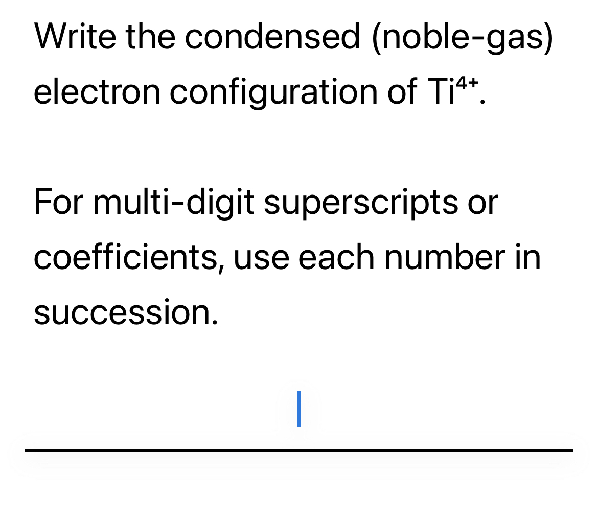 Solved Write the condensed (noble-gas) ﻿electron | Chegg.com