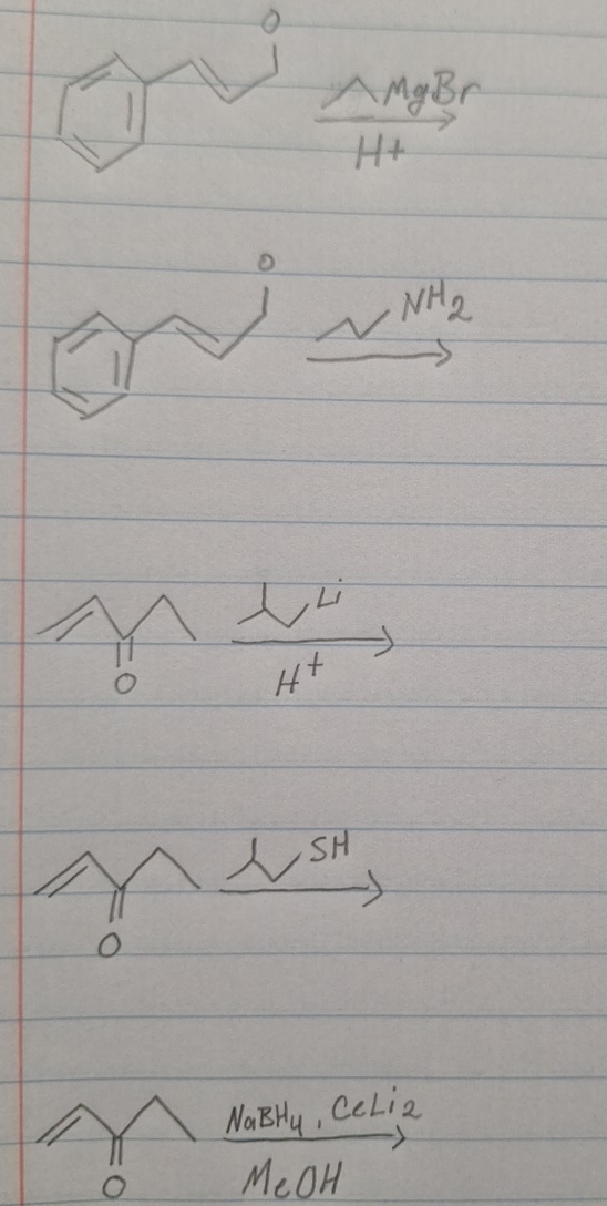 Solved Please solve each and show full mechanisms with | Chegg.com