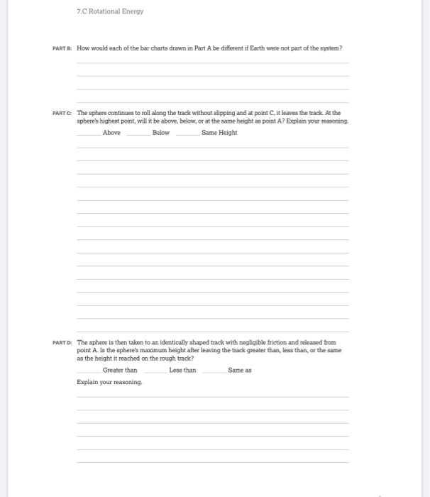Solved UNIT 7 Torque and Rotation 7.C Rotational Energy NAME | Chegg.com
