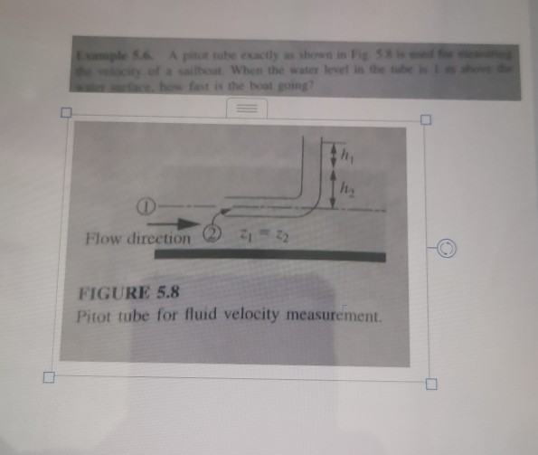 Solved of a boat. When the water level in the tube hefst is | Chegg.com