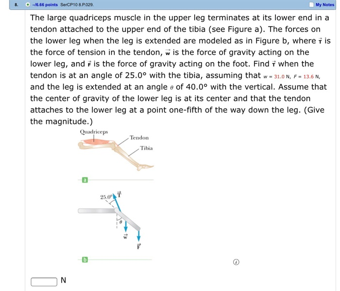 Solved 16 66 Points Sercp10 8 P 029 8 My Notes The Large