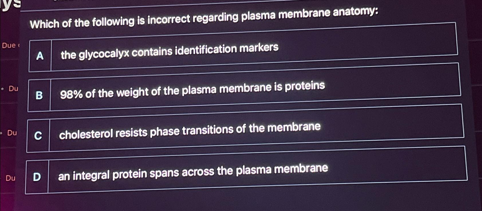 Solved Which of the following is incorrect regarding plasma | Chegg.com