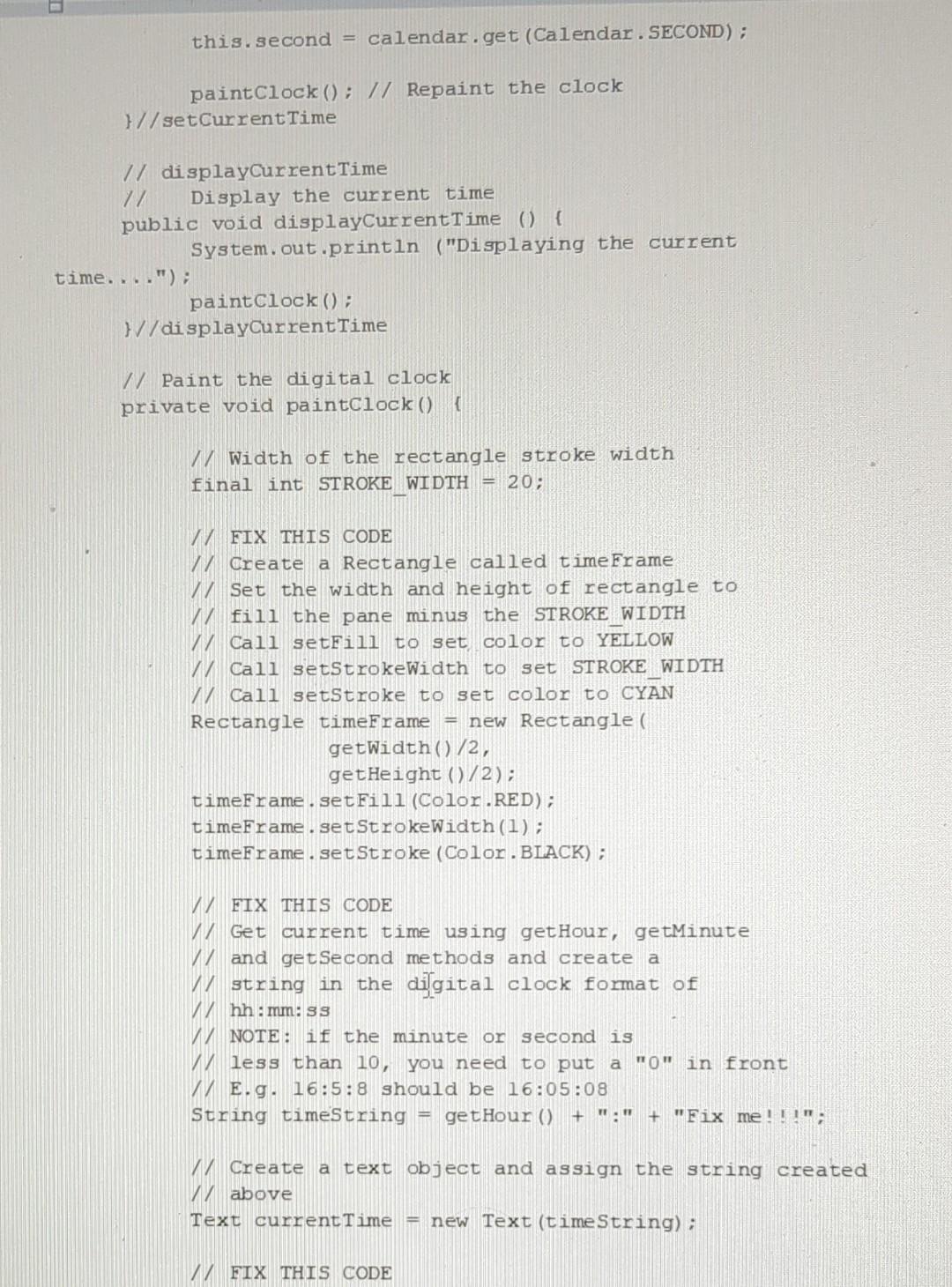 Solved import javafx. stage. Stage: import java.util. | Chegg.com