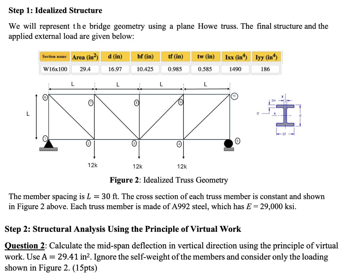Solved Step 1: Idealized StructureWe will represent the | Chegg.com