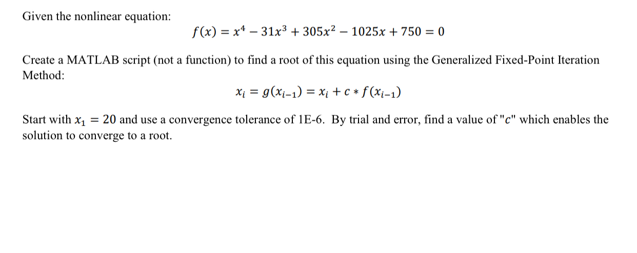 Solved Given the nonlinear | Chegg.com