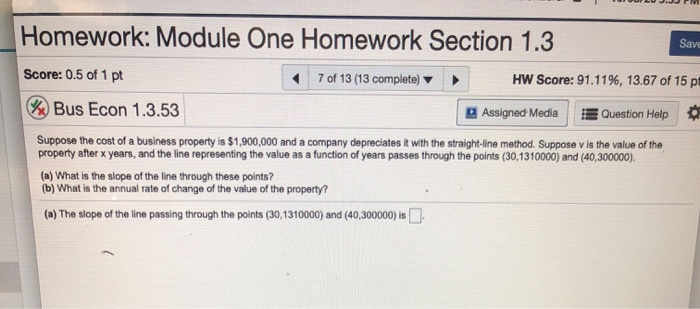 Solved Save Homework Module One Homework Section 1 3 Score