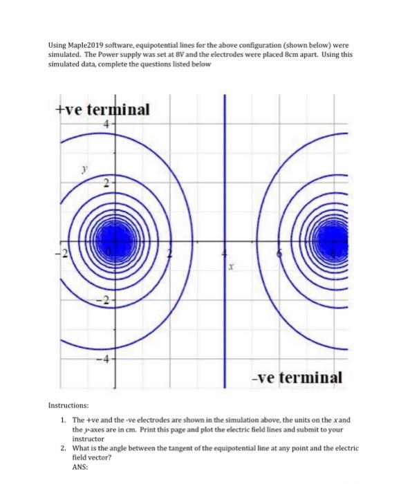 Solved PHY126 Lab 1: Electric field mapping Document created | Chegg.com