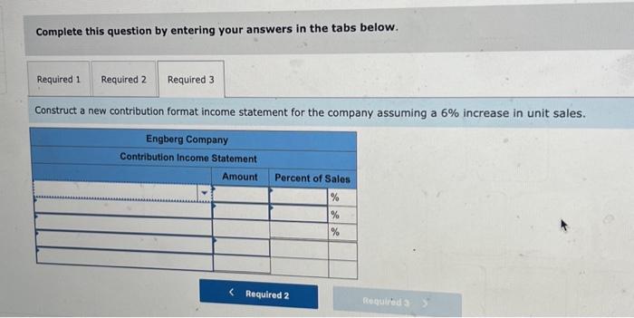 Solved What is the company's degree of operating leverage? | Chegg.com