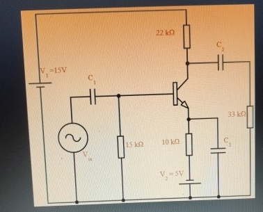 Solved Find the voltage gain and input impedance for the | Chegg.com