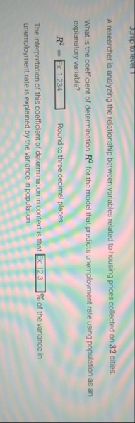 Solved A researcher is analyzing the relationship between | Chegg.com