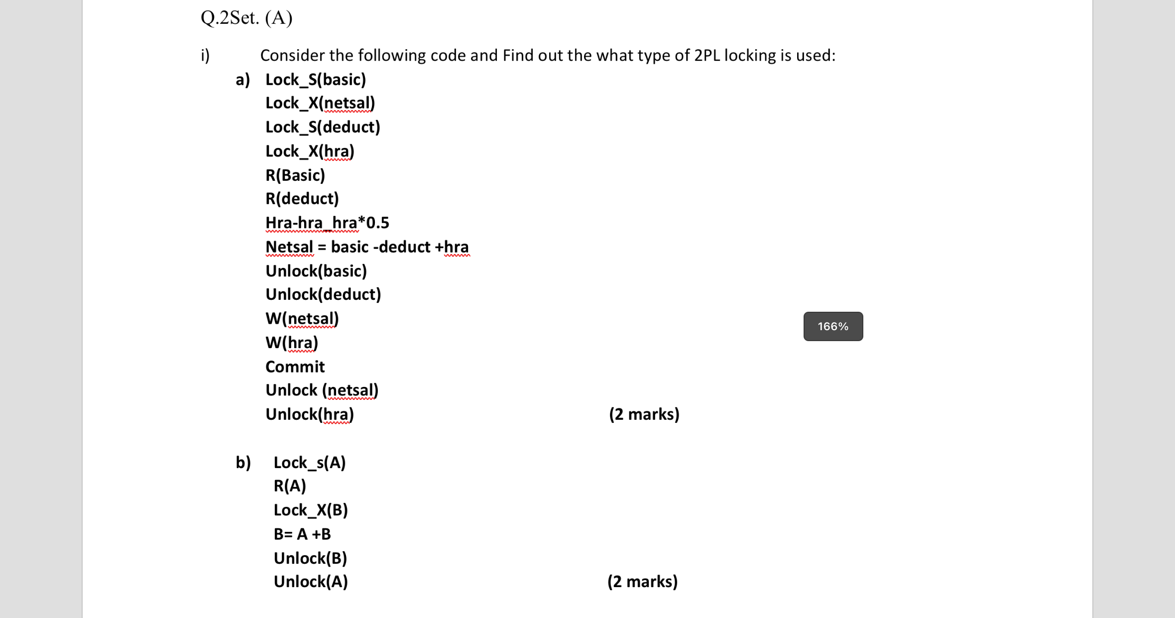 Solved Q.2Set. (A)i) ﻿Consider the following code and Find | Chegg.com