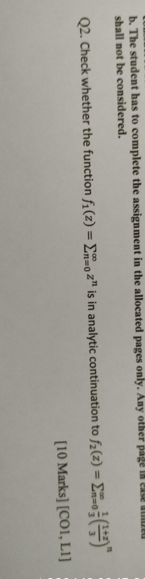 Solved b. ﻿The student has to complete the assignment in the | Chegg.com