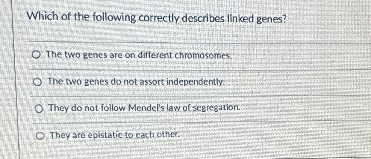Solved Which of the following correctly describes linked | Chegg.com