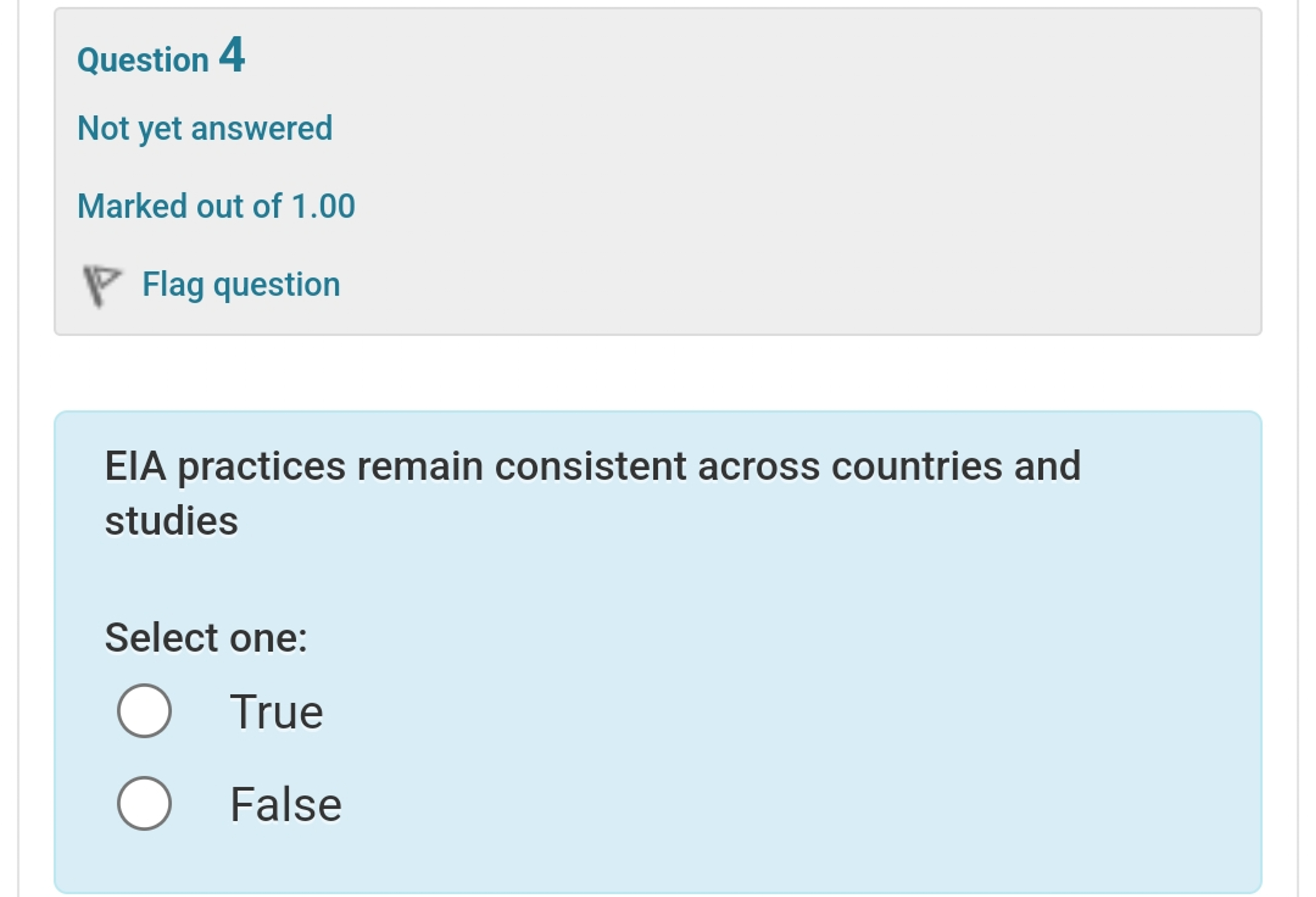 Solved Question 4Not yet answeredMarked out of 1.00Flag | Chegg.com Solved Question 4Not yet answeredMarked out of 1.00Flag | Chegg.com