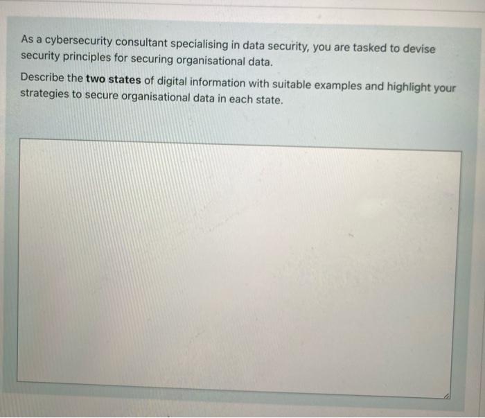 The diagram below depicts the principles of secure | Chegg.com