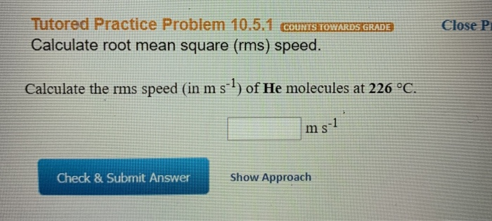 Solved Close P Tutored Practice Problem 10.5.1 (COUNTS | Chegg.com