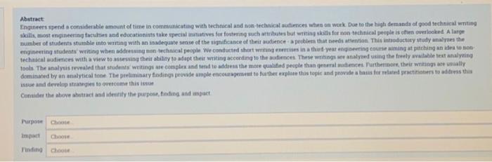 Solved Abstract Engineers spend a considerable amount of | Chegg.com