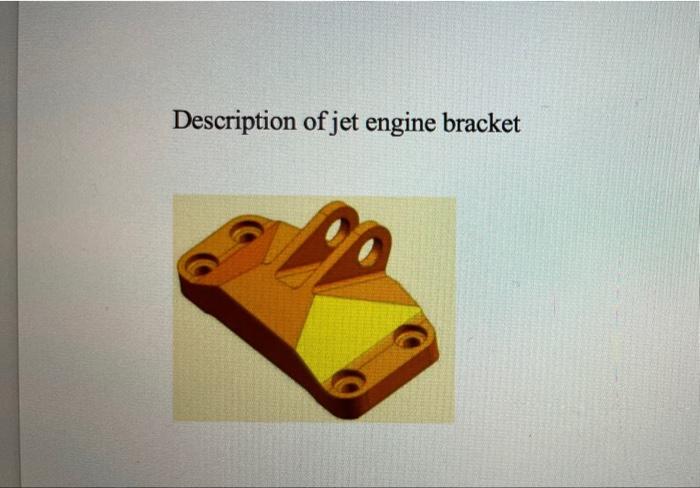 Solved Description of jet engine bracket | Chegg.com