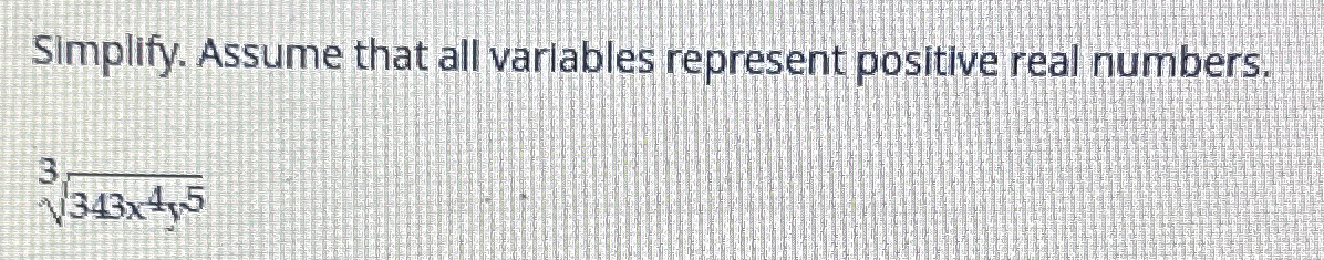 Solved Simplify. Assume that all variables represent | Chegg.com