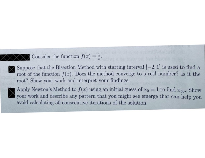 Solved Consider the function f(x)=1x.Suppose that the | Chegg.com