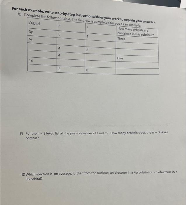Solved For each example, write step-by-step | Chegg.com