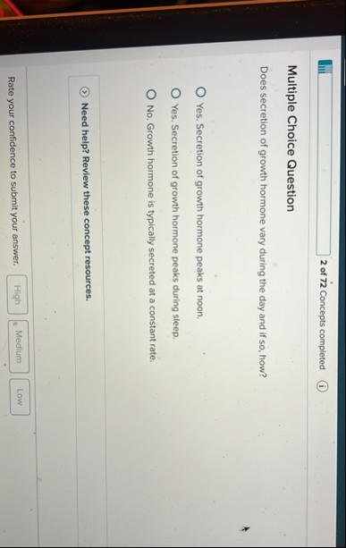 Solved III\geoquad 2 ﻿of 72 ﻿Concepts completed(i)Multiple | Chegg.com