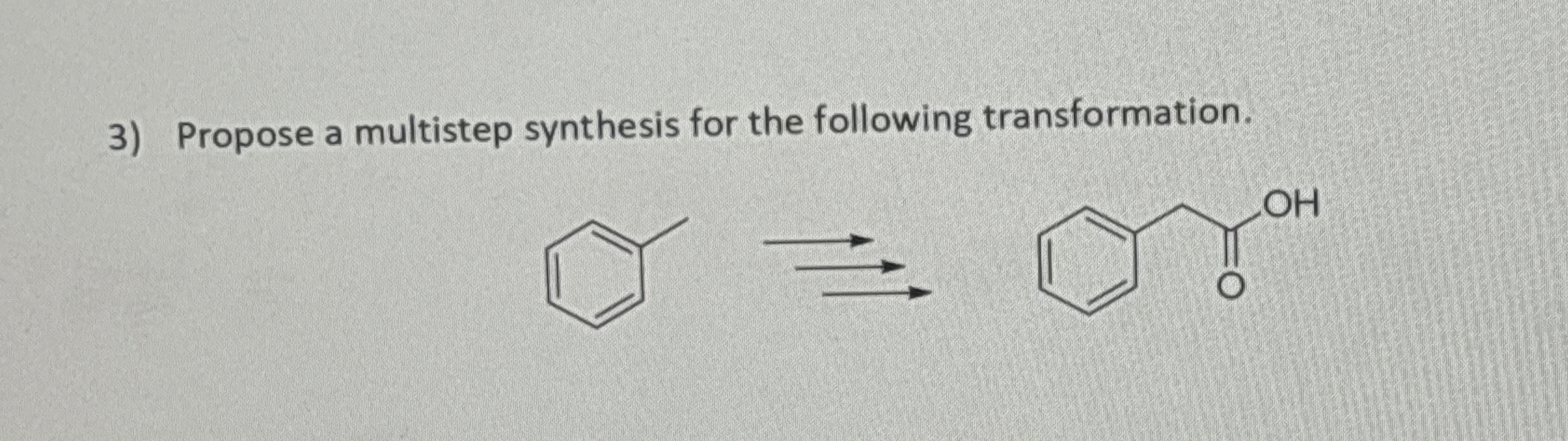 Solved Propose a multistep synthesis for the following | Chegg.com